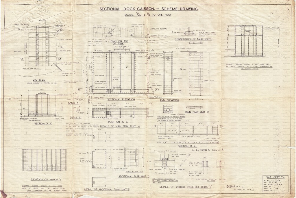Scheme Drawing – Mulberry Harbour